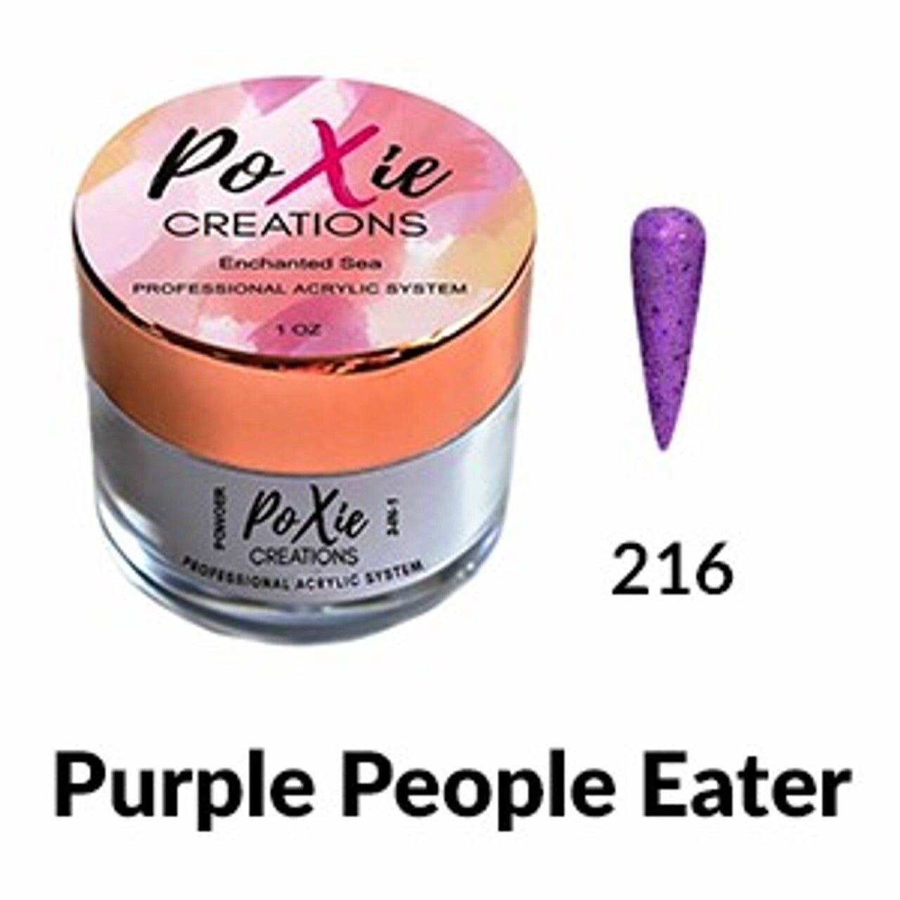 Poxie Glitter Powder - Purple People Eater | The Beauty Barn Studio